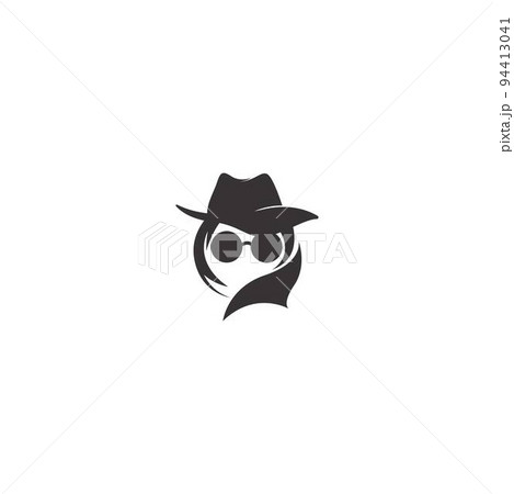 Secret agent icon logo designのイラスト素材 [94413041] - PIXTA