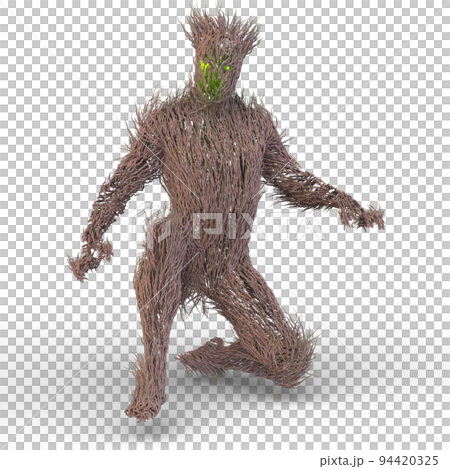 Grass monster - Stock Illustration [94420325] - PIXTA