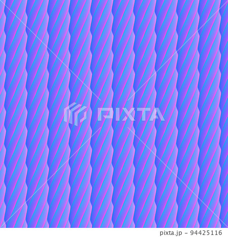 ロープ状ノーマルマップ。完全なシームレスパターン。のイラスト素材 [94425116] - PIXTA