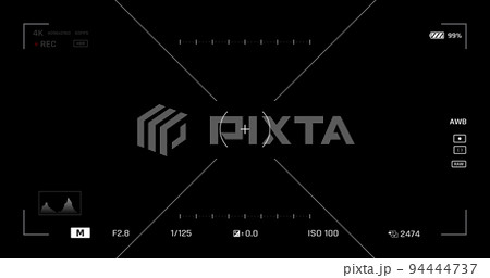 Camera user interface 001のイラスト素材 [94444737] - PIXTA