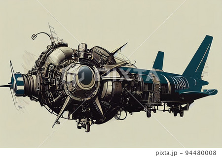 Aircraft Engine Specialists ,Anime style...のイラスト素材 [94480008] - PIXTA