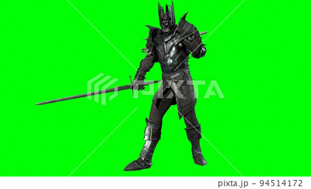 Death knight 3d render illustrationのイラスト素材 [94514172] - PIXTA
