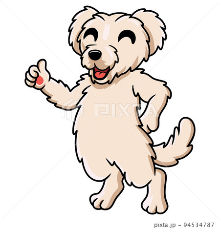 Cartoon Dog Drawing Standing Up