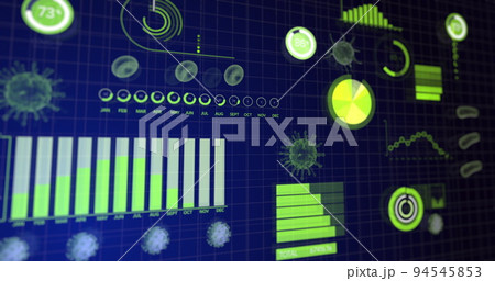 Image of coronavirus statistical data processingのイラスト素材 [94545853] - PIXTA