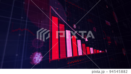 Image of coronavirus statistical data processingのイラスト素材 [94545882] - PIXTA