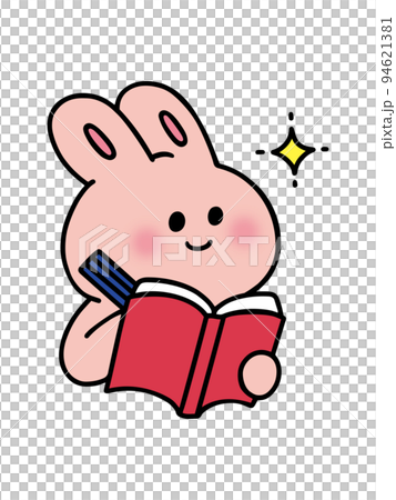 Rabbit taking notes - Stock Illustration [94621381] - PIXTA
