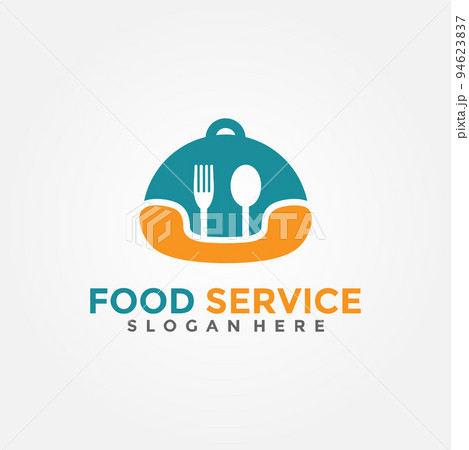 Food Service Logo Vector. Food Ordering Logo...のイラスト素材 [94623837] - PIXTA