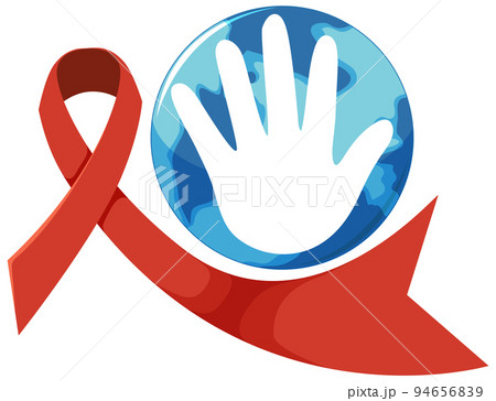 Red Aids Logo Hiv Ribbon" Images – Browse 350 Stock Photos, Vectors,