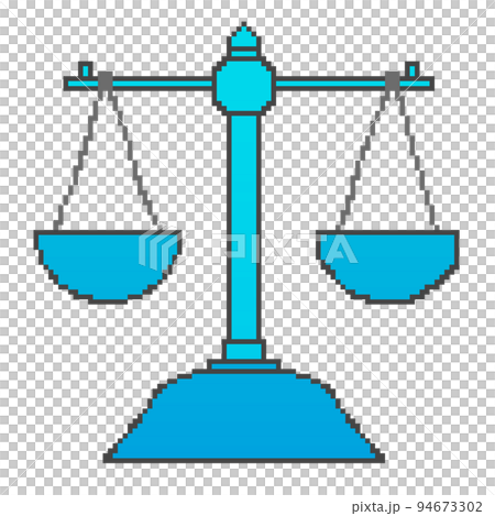 Dot picture balance (blue) - Stock Illustration [94673302] - PIXTA