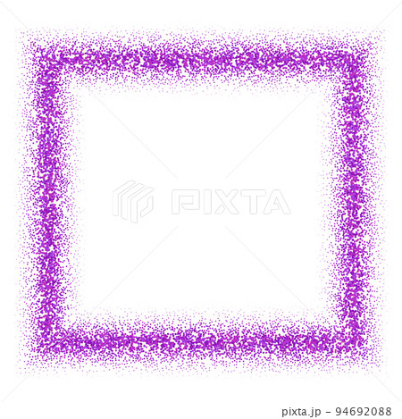 Purple Glitter Border Personalized Purple Glitter Border Notepad