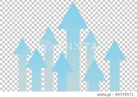 Business arrow rising up - Stock Illustration [94739571] - PIXTA