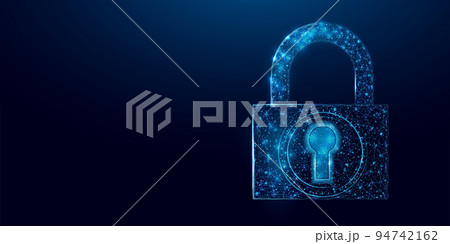 Guard shield. Cyber security concept with...のイラスト素材 [94742162] - PIXTA