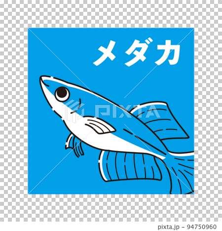 Medaka icon (Hikari Medaka) - Stock Illustration [94750960] - PIXTA
