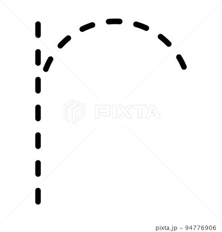 Tracing Alphabet lowercase small letter r...のイラスト素材 [94776906] - PIXTA