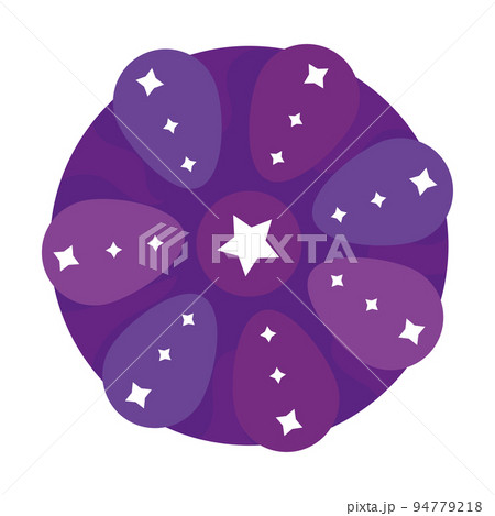 Isolated colored purple candy icon Vectorのイラスト素材 [94779218] - PIXTA