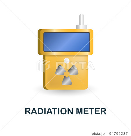 Radiation Meter icon. 3d illustration from...のイラスト素材 [94792287] - PIXTA