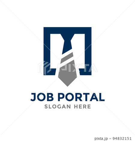 Job portal logo design template. Concept of...のイラスト素材 [94832151] - PIXTA