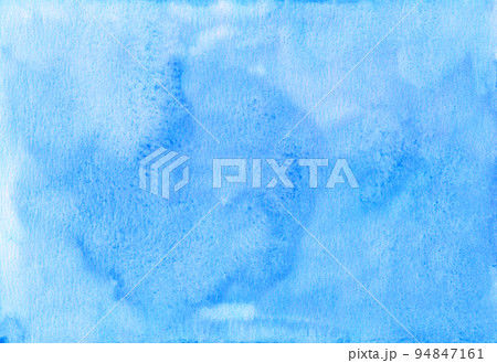 Watercolor watery light blue background...のイラスト素材 [94847161] - PIXTA