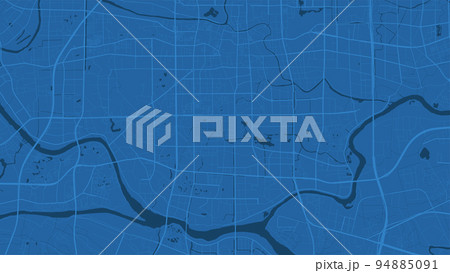 Detailed vector map poster of Foshan city,...のイラスト素材 [94885091] - PIXTA