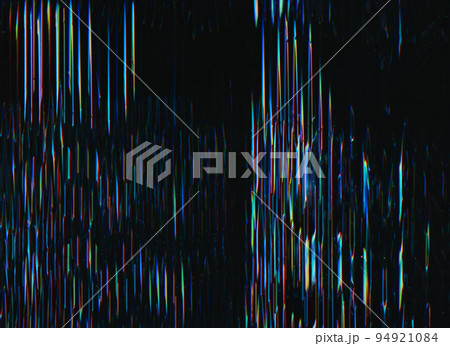 Glitch screen. Distortion texture. Analog...のイラスト素材 [94921084] - PIXTA