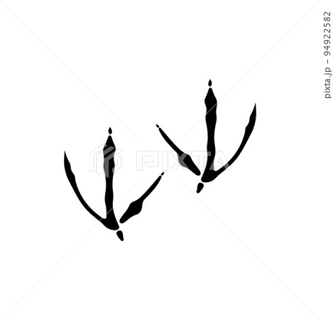 Turkey Track Silhouette