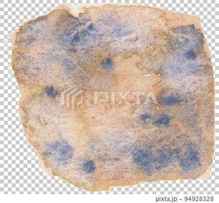 Blue and brown stone-like analog watercolor... - Stock Illustration ...