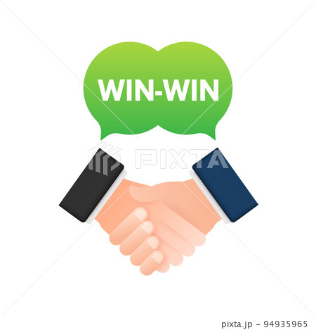 Win-win strategy. Partnership, Deal. Vector...のイラスト素材 [94935965] - PIXTA