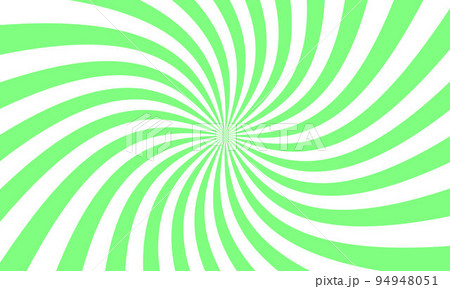 Green white rays background in retro style....のイラスト素材 [94948051] - PIXTA