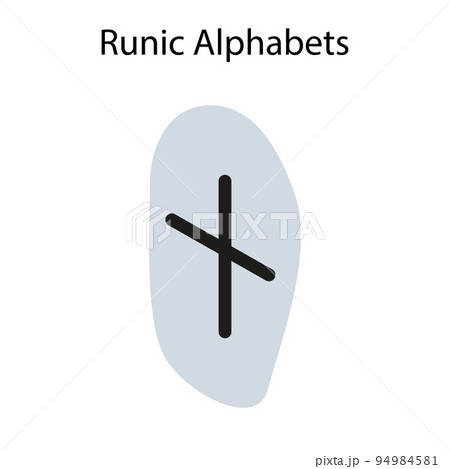 Runic Alphabets. Complete collection of Rune...のイラスト素材 [94984581] - PIXTA