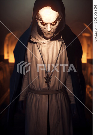 Concept art illustration of man possessed by...のイラスト素材 [95005804] - PIXTA