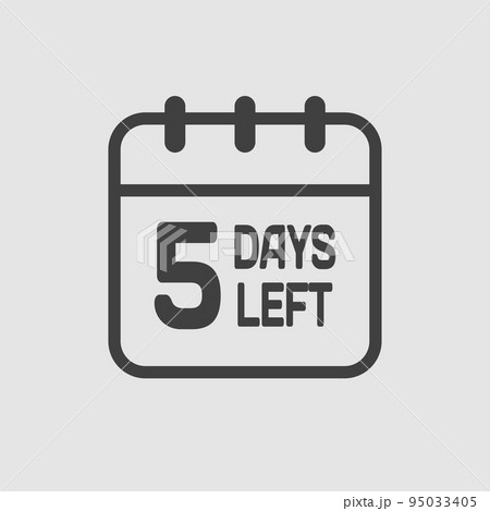 5 Days Left Countdown