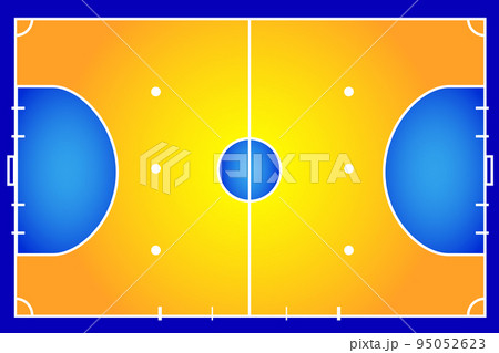 Futsal court vectorのイラスト素材 [95052623] - PIXTA