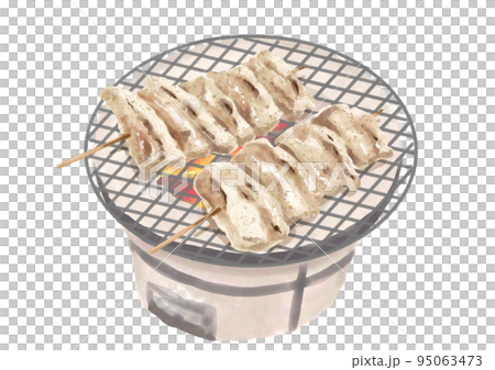 Watercolor Yakitori_Nankotsu 01_3 - Stock Illustration [95063473] - PIXTA