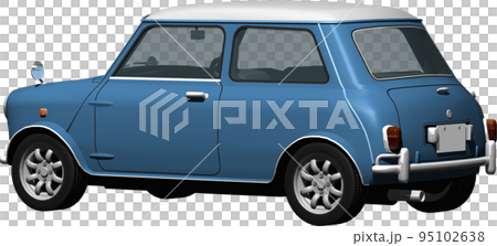 car mini cooper background transparent cutout... - Stock Illustration ...