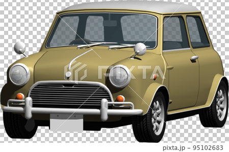 car mini cooper background transparent cutout... - Stock Illustration ...