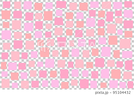 Abstract vector illustration of squares in pink... - Stock Illustration ...