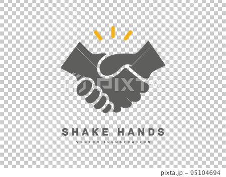 handshake icon shake hand vector illustration - Stock Illustration ...