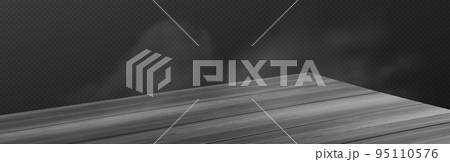 Corner view of wooden table top with steamのイラスト素材 [95110576] - PIXTA