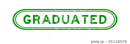 Grunge green graduated word rubber seal stamp...のイラスト素材 [95128079] - PIXTA