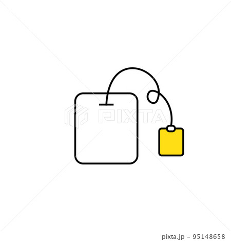 Tea Bag Icon, Teabag Symbol, Tea Bag Sign,...のイラスト素材 [95148658] - PIXTA