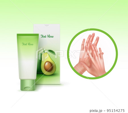 Advertising hands creamのイラスト素材 [95154275] - PIXTA