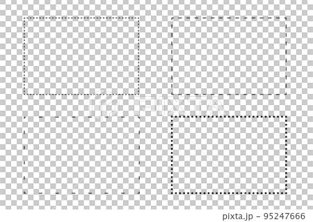 dotted frame - Stock Illustration [95247666] - PIXTA