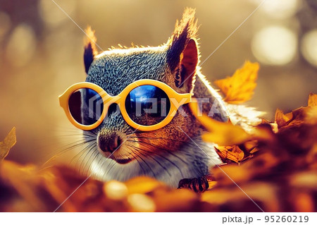 Squirrels With Glasses