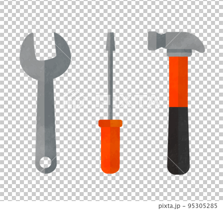 かわいい工具のイラストセットのイラスト素材 [95305285] - PIXTA