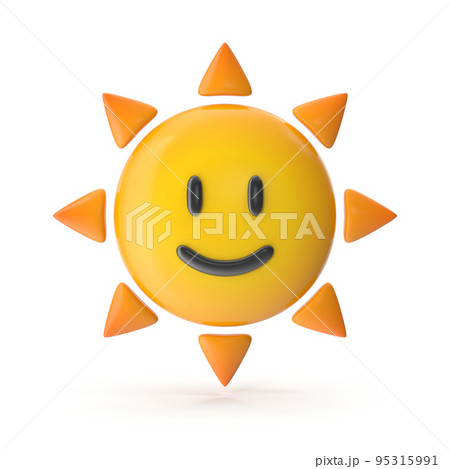 Orange Sun Symbolのイラスト素材 [95315991] - PIXTA