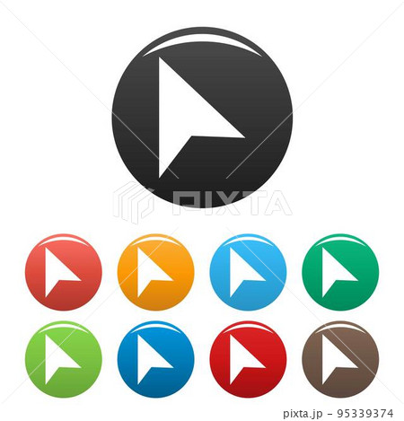 Cursor trendy element icon. Simple illustration...のイラスト素材 [95339374] - PIXTA