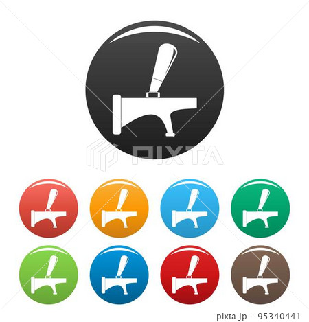 Tap icon. Simple illustration of tap vector...のイラスト素材 [95340441] - PIXTA