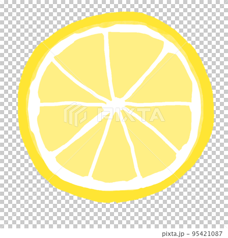 Hand-drawn cross-section illustration of a lemon - Stock Illustration ...