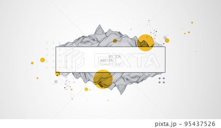 Modern science or technology art elements....のイラスト素材 [95437526] - PIXTA