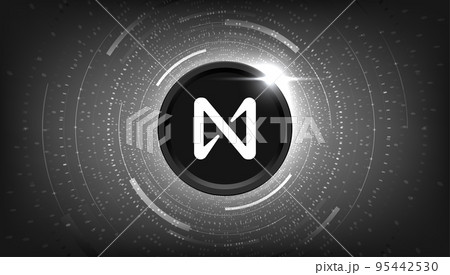 NEAR Protocol (NEAR) coin cryptocurrency...のイラスト素材 [95442530] - PIXTA
